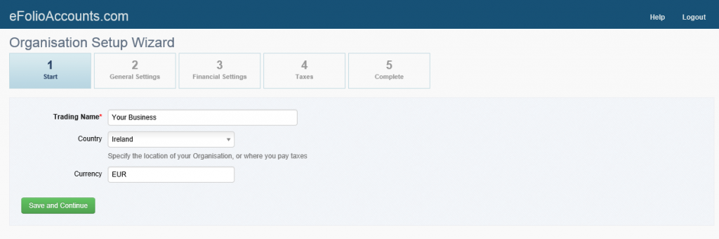 Accounting software setup Accounting software setup